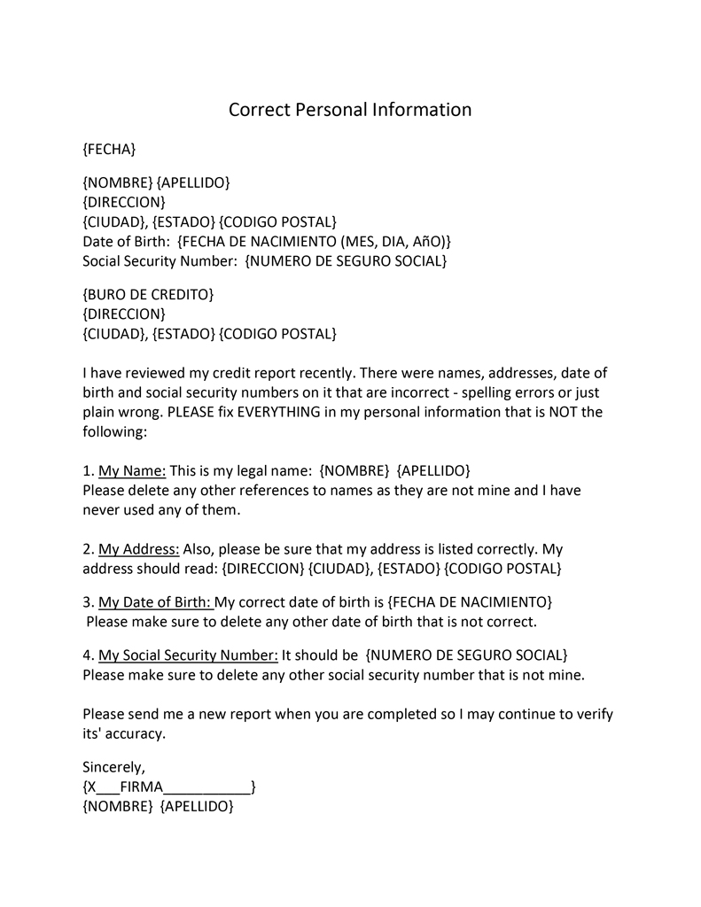 How To Correct Personal Information On Your Credit? - Wealth Mentory